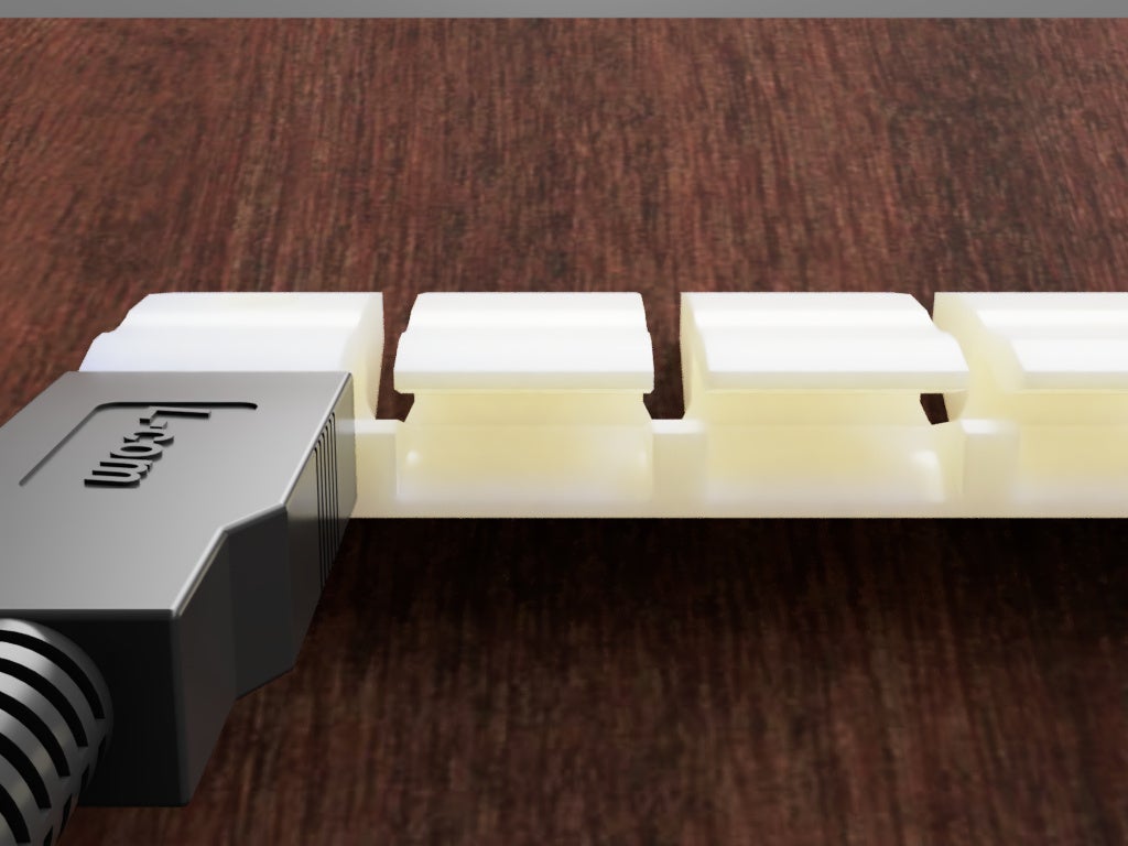 3Dprinted USB Cables Hanger by Kamil Kaleta | Download free STL model ...