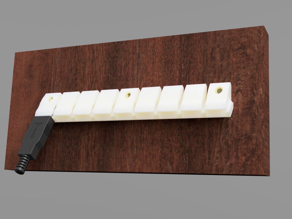 3Dprinted USB Cables Hanger by Kamil Kaleta | Download free STL model ...