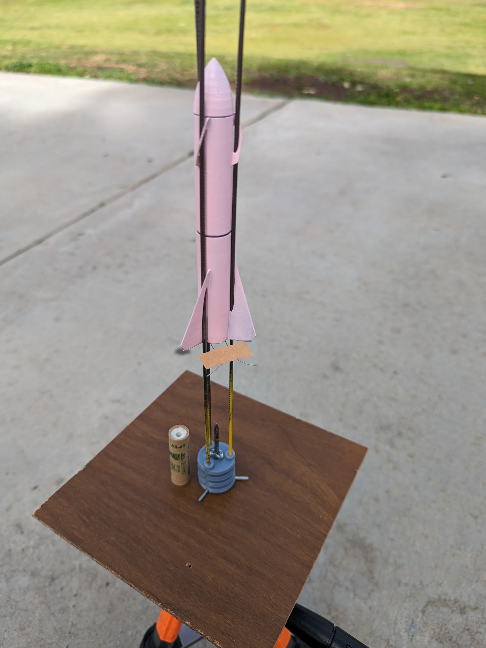 Easy print mini model rocket (for A3 engine) by Julius3E8 | Download ...