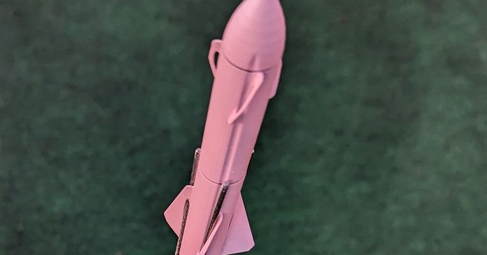 Easy print mini model rocket (for A3 engine) by Julius3E8 | Download ...