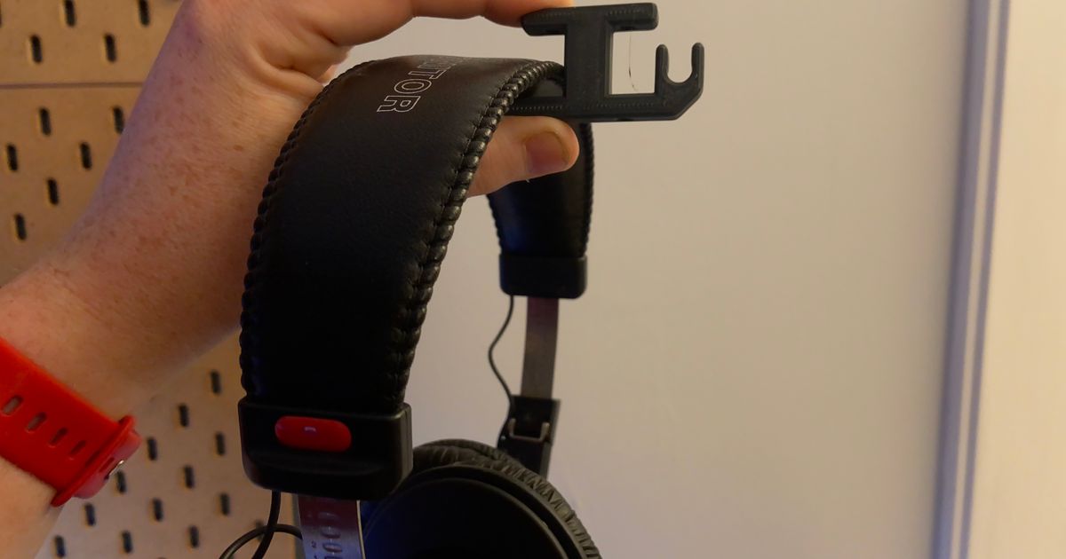 DeskMountEd Headphone Hook by ed3d | Download free STL model | Printables.com