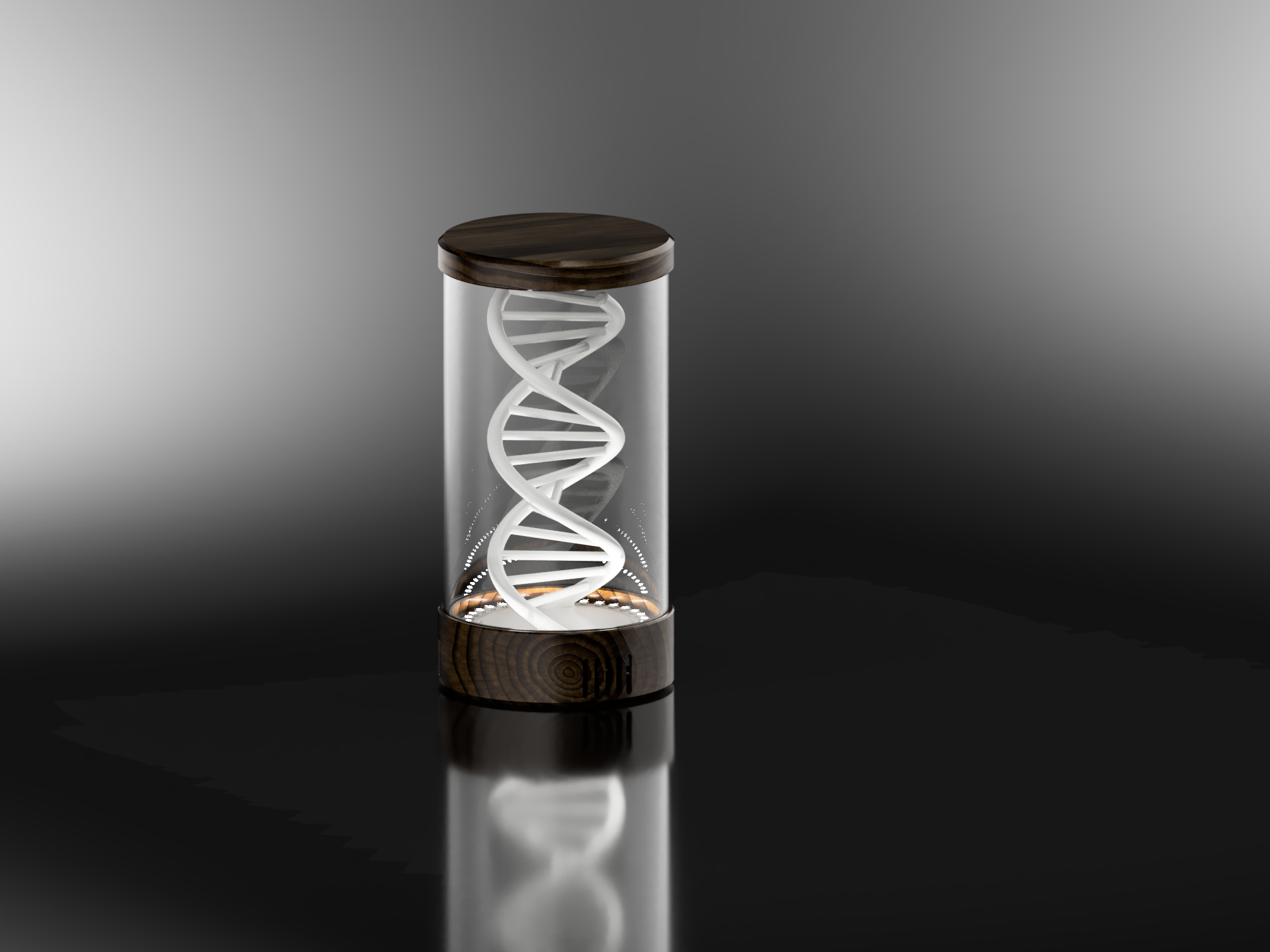 Revolving DNA Lamp von STiXzoOR | Kostenloses STL-Modell herunterladen ...