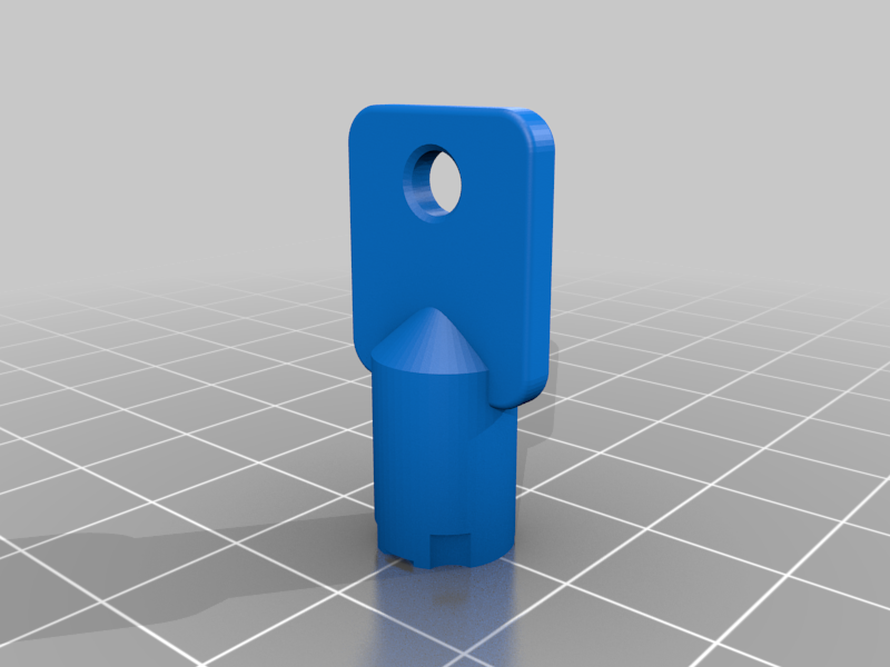 FEO-K1 Elevator Key (with hole for keyring) par Wiley | Téléchargez ...