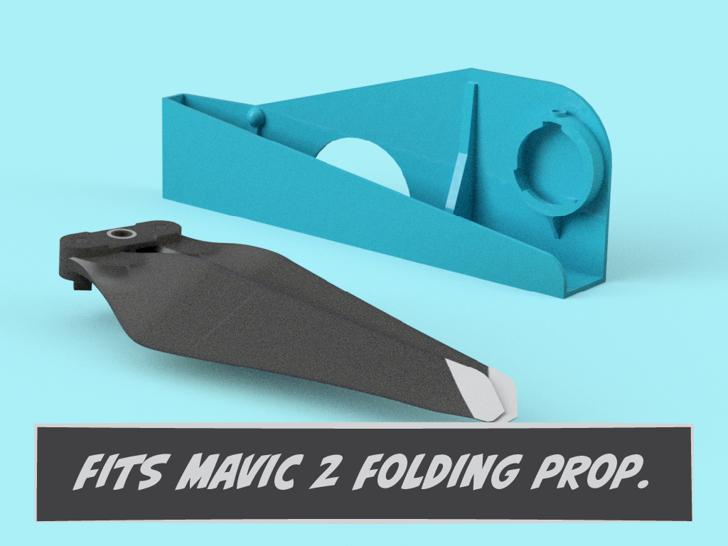 Mavic 2 Propeller Case by imakething | Download free STL model ...