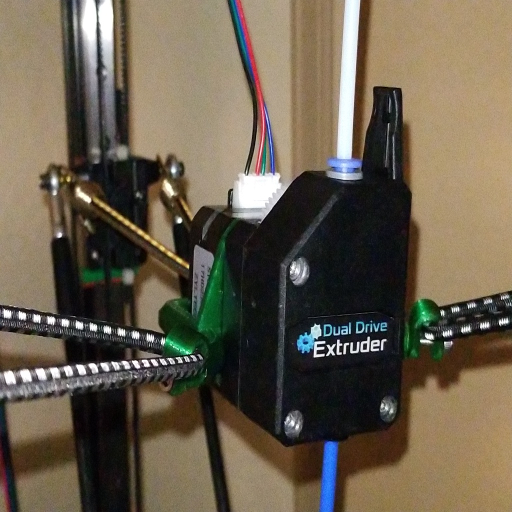 Flying Extruder for Kossel w/23mm NEMA17 by glabifrons | Download free ...