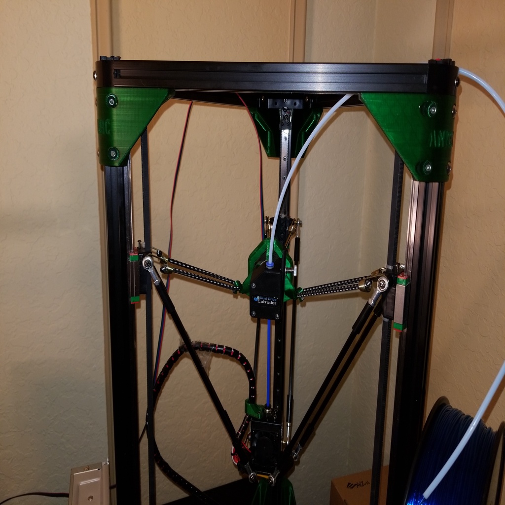 Flying Extruder for Kossel w/stock motor by glabifrons | Download free ...