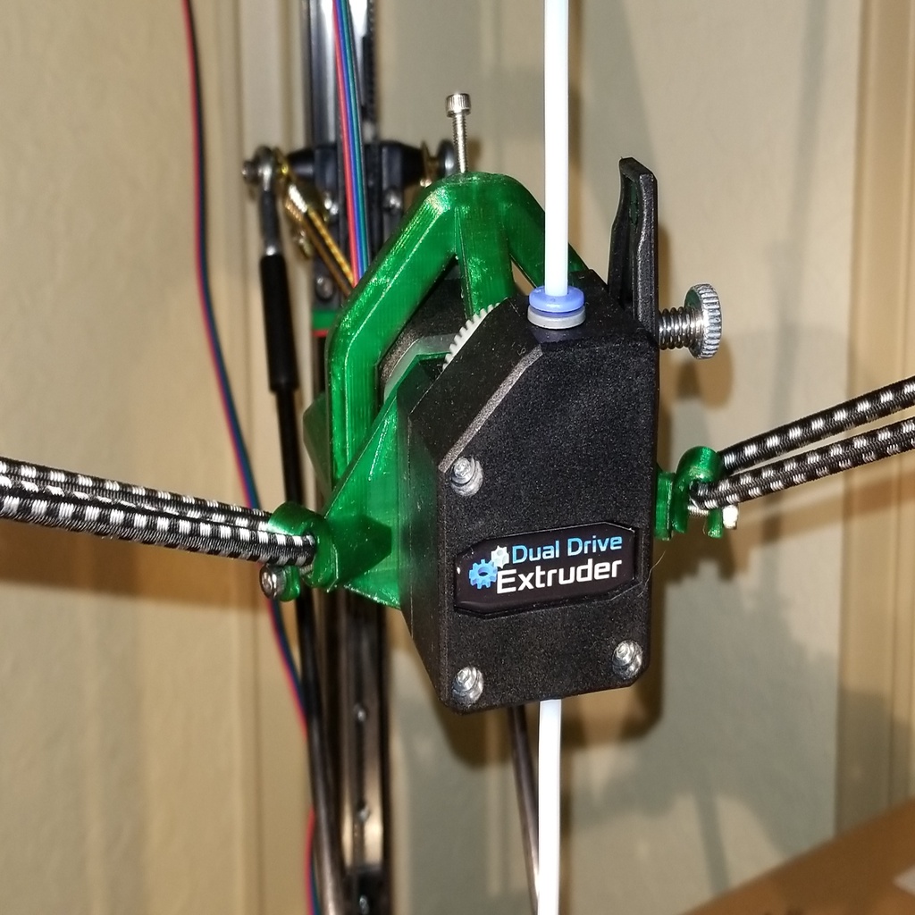 Flying Extruder for Kossel w/stock motor by glabifrons | Download free ...
