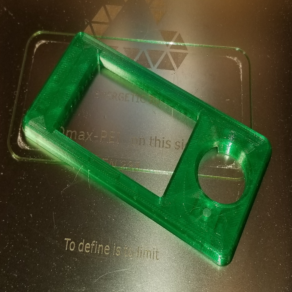 FYSETC 12864Mini V2.1 B mount w/snap-on faceplate for Kossel Delta by ...