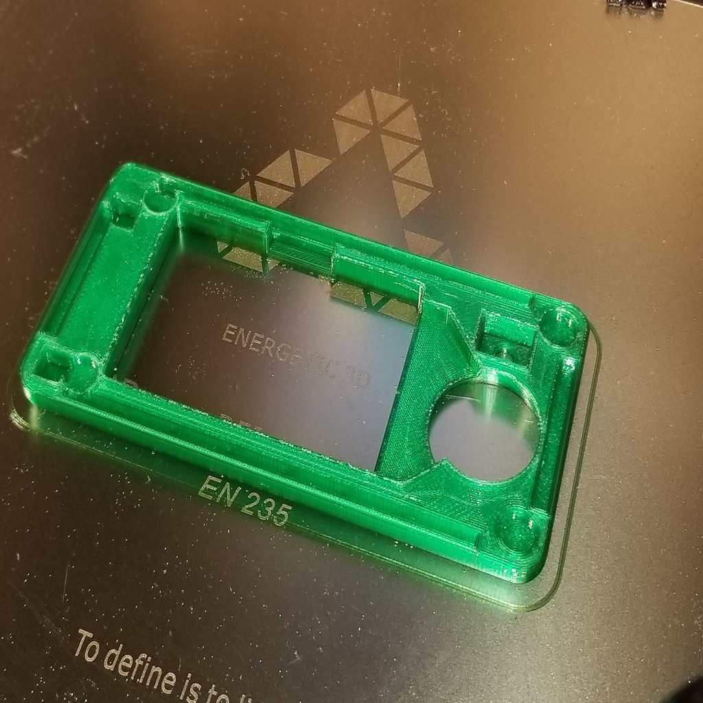 FYSETC 12864Mini V2.1 B mount w/snap-on faceplate for Kossel Delta by ...