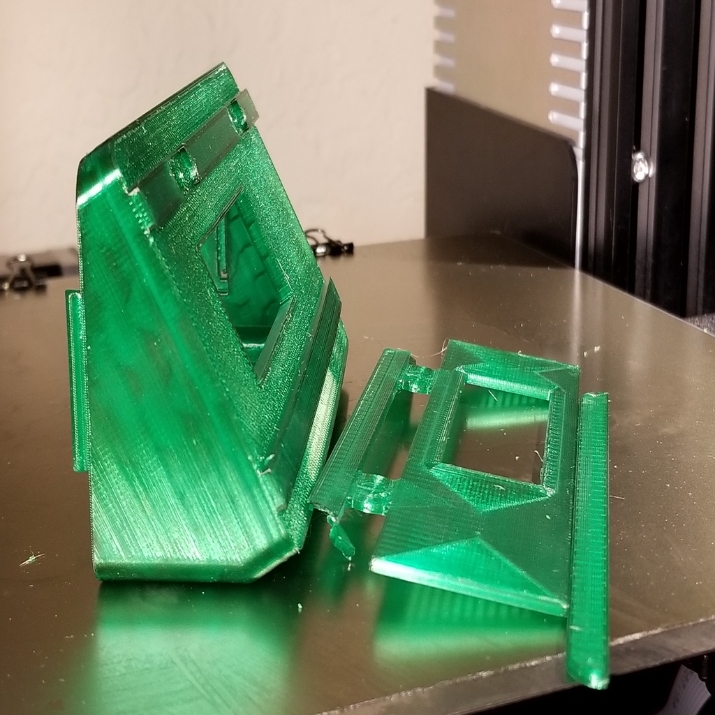 FYSETC 12864Mini V2.1 B mount w/snap-on faceplate for Kossel Delta by ...