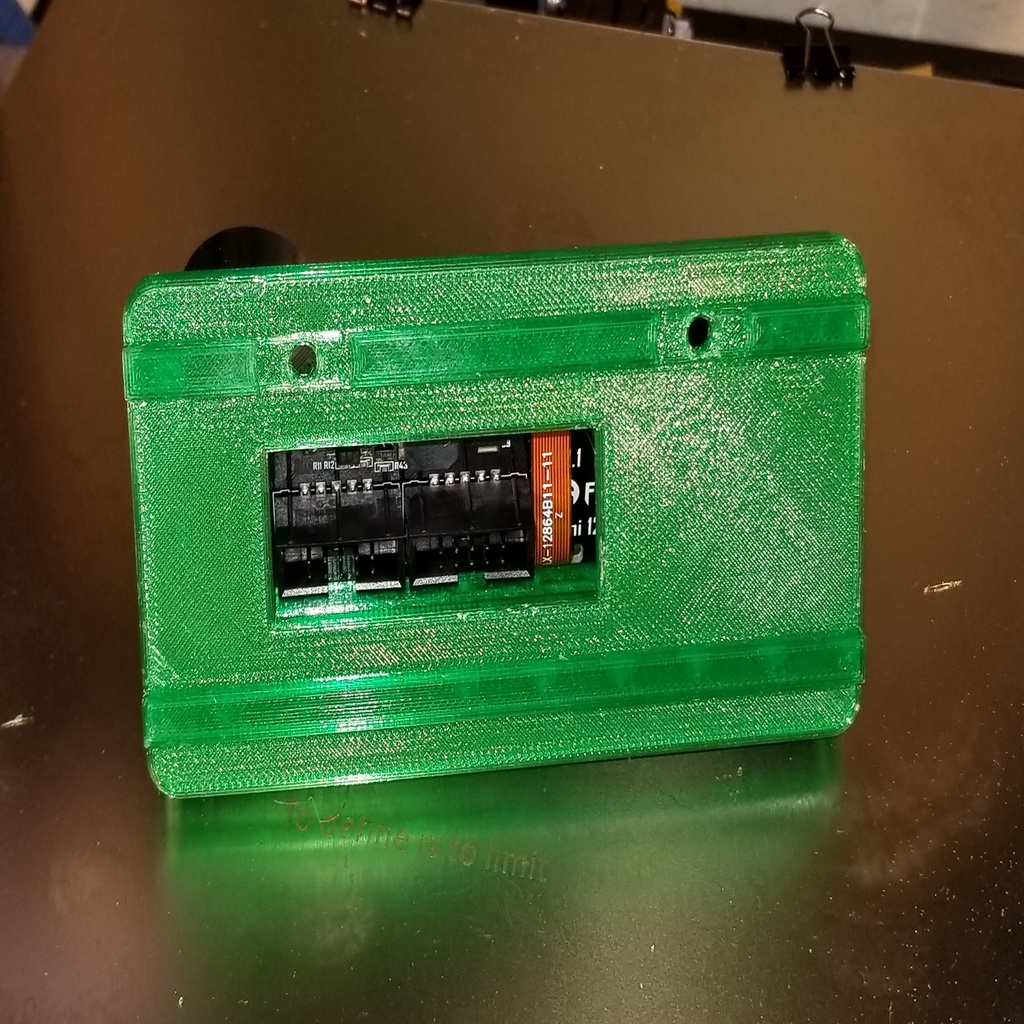 FYSETC 12864Mini V2.1 B mount w/snap-on faceplate for Kossel Delta by ...