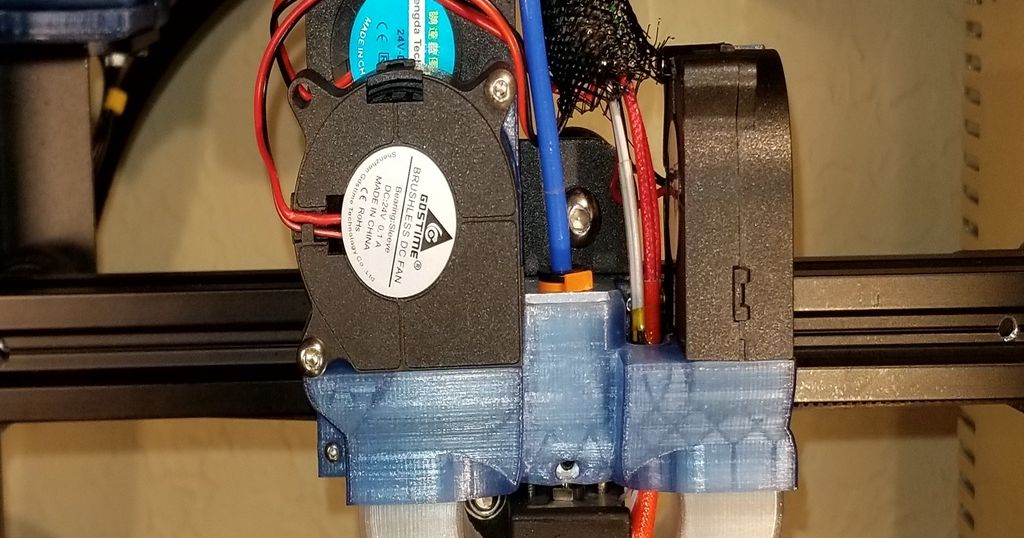QMB Ender 3 Microswiss (clone) hot-end and part cooler by glabifrons ...