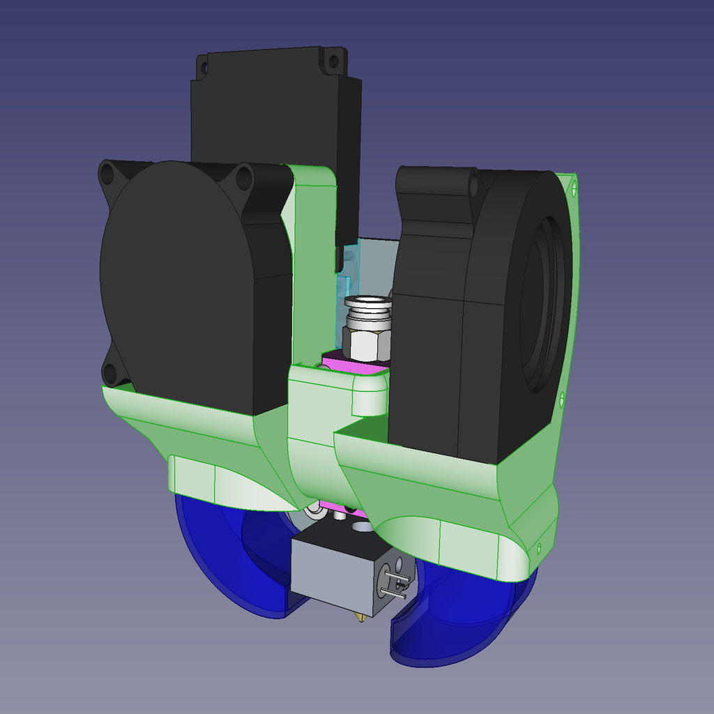 QMB Ender 3 hot-end and part cooler by glabifrons | Download free STL ...