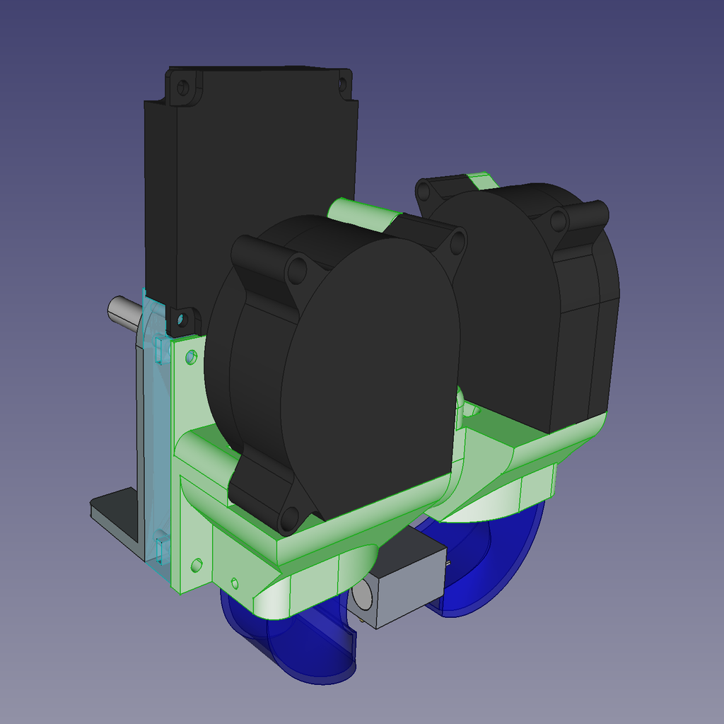 QMB Ender 3 hot-end and part cooler by glabifrons | Download free STL ...