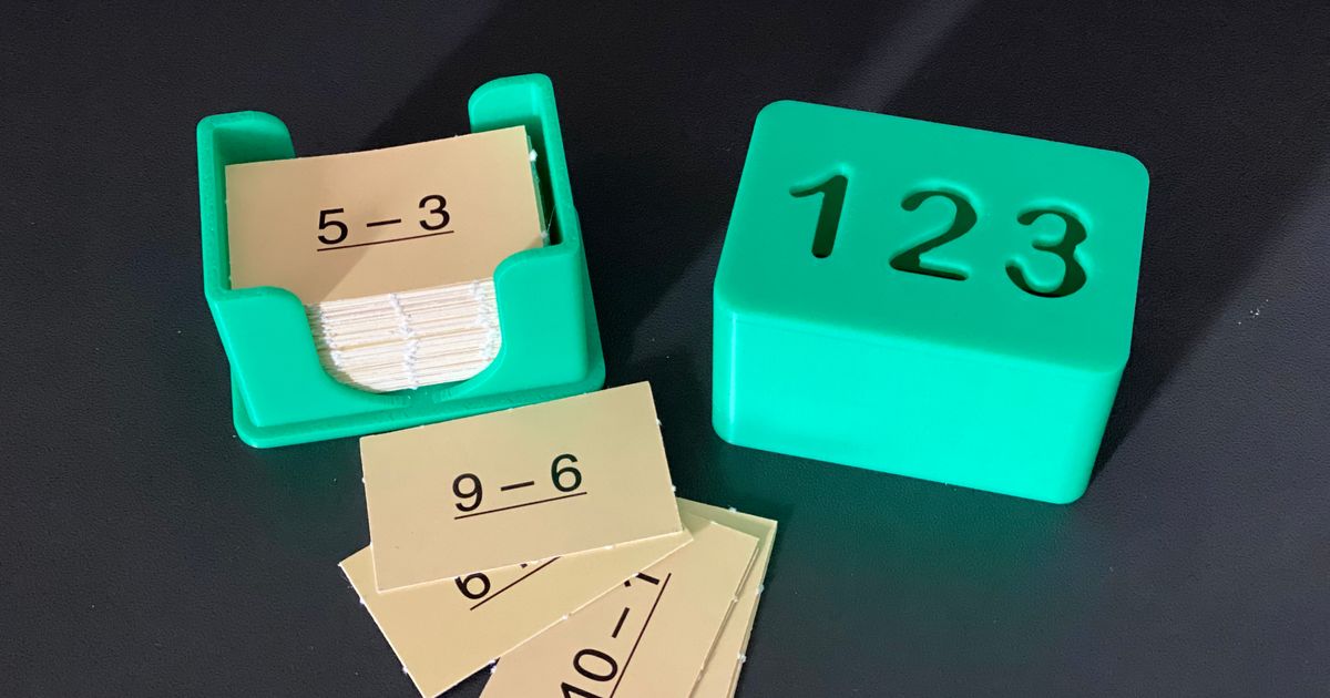 Cornelsen Math Card Box by tokyo2ooo | Download free STL model ...