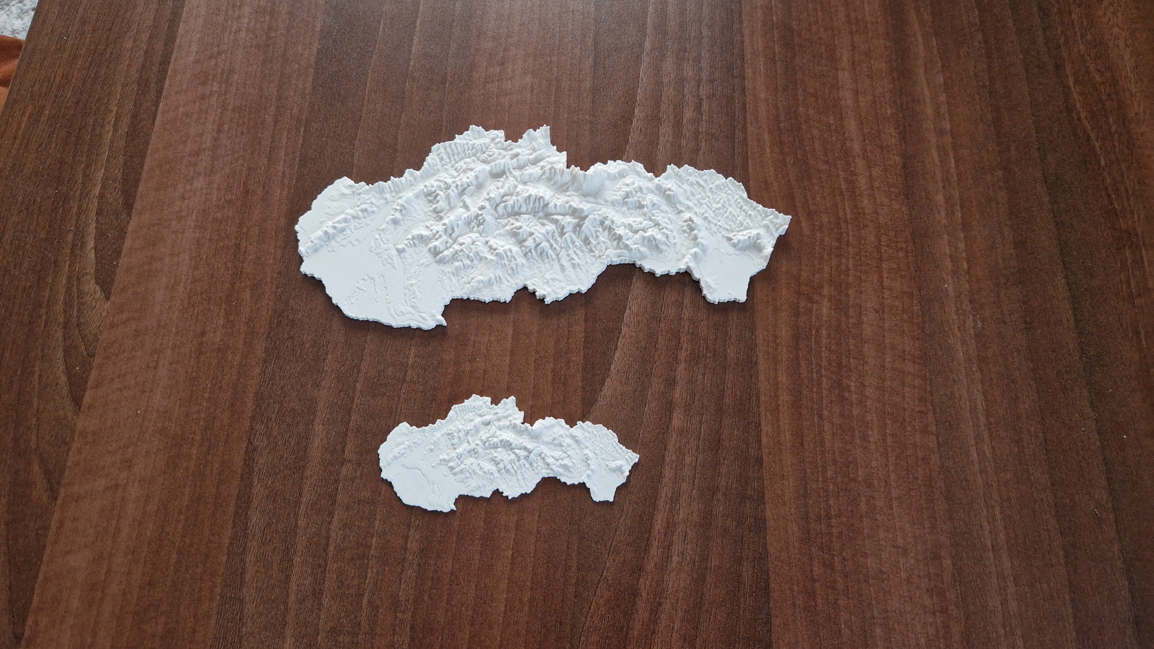 Slovakia topographic 3D map by Pavol Ziacek | Download free STL model ...