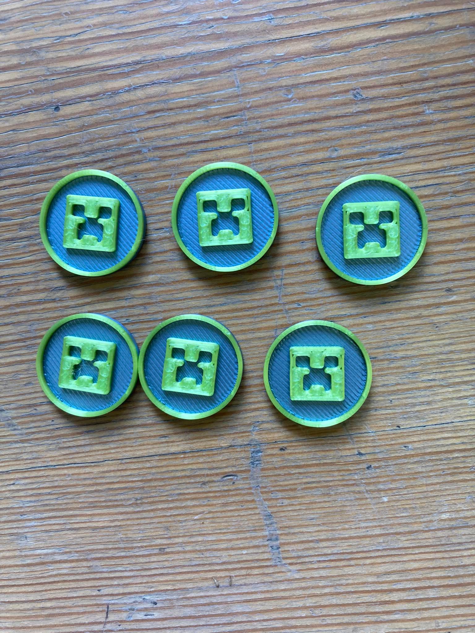 Creeper coin by rstastny | Download free STL model | Printables.com