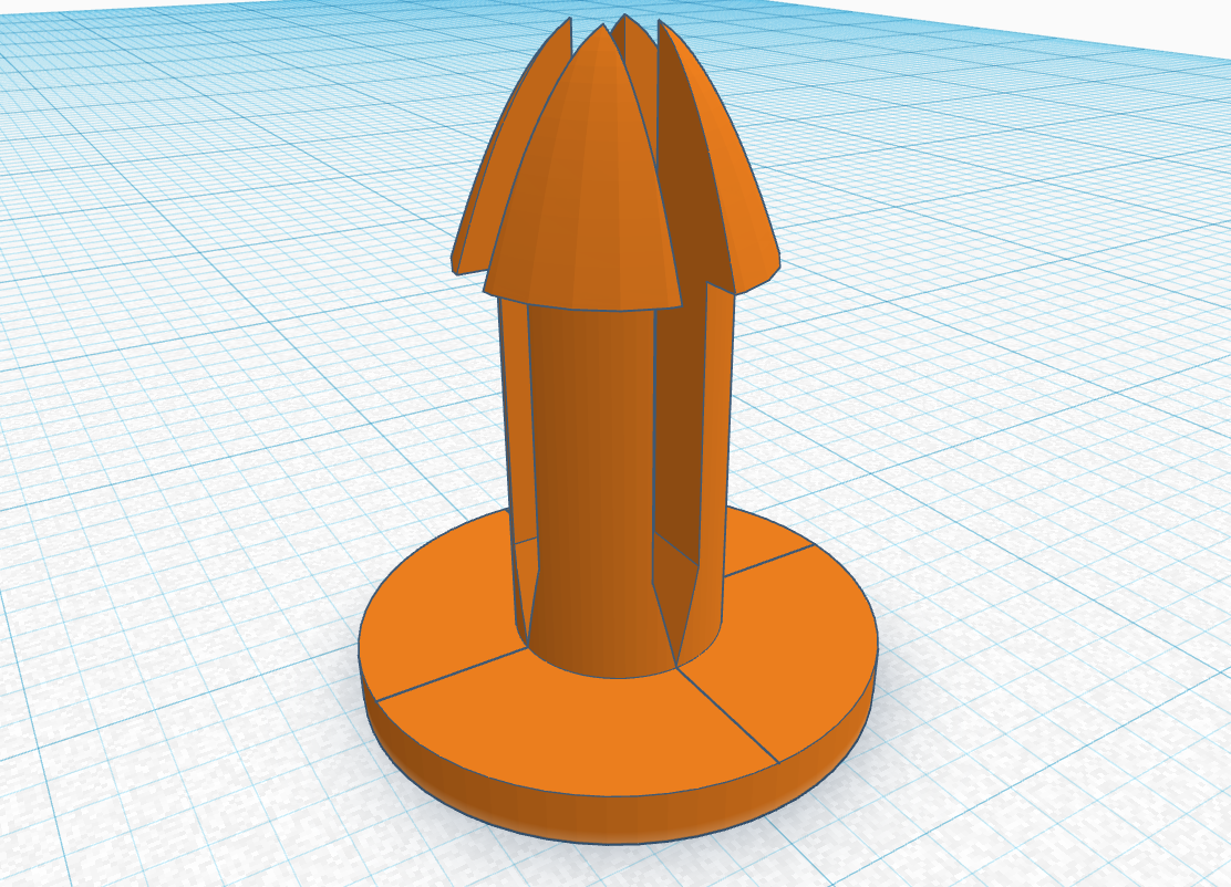 Computer fan cilps / push pins by Molot | Download free STL model ...