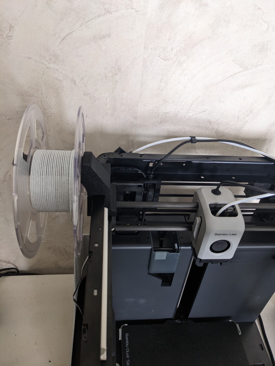 BambuLab P1P side spool holder (AMS compatible) by Satsuki_Yatoshi ...
