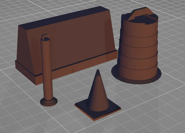 Traffic Cone Pack by -JKDev- | Download free STL model | Printables.com
