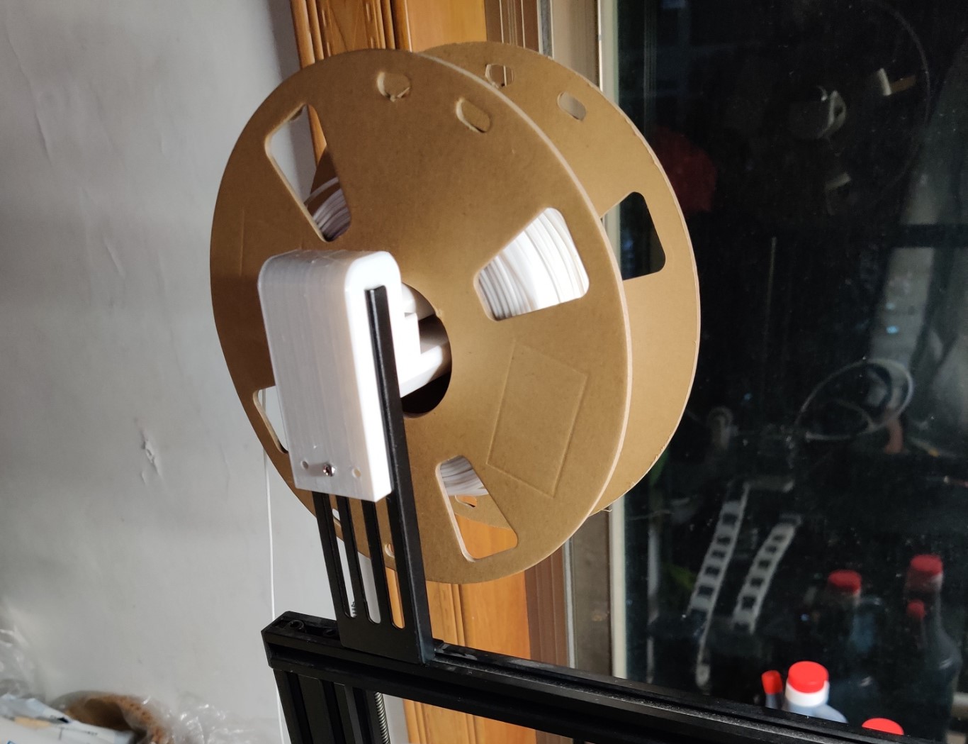 low friction ender3 v2 filament holder by Wenbo Z | Download free STL ...