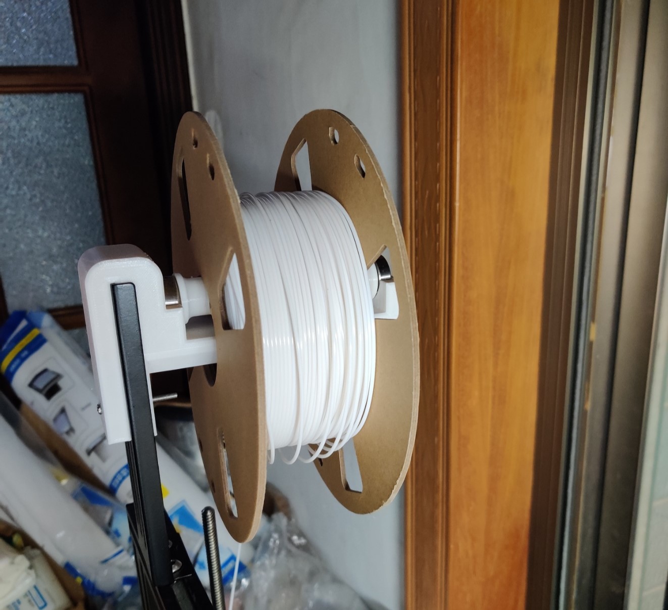 low friction ender3 v2 filament holder by Wenbo Z | Download free STL ...