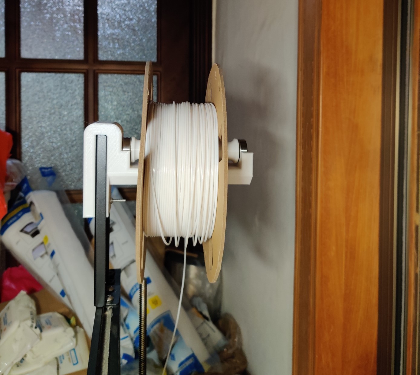 low friction ender3 v2 filament holder by Wenbo Z | Download free STL ...