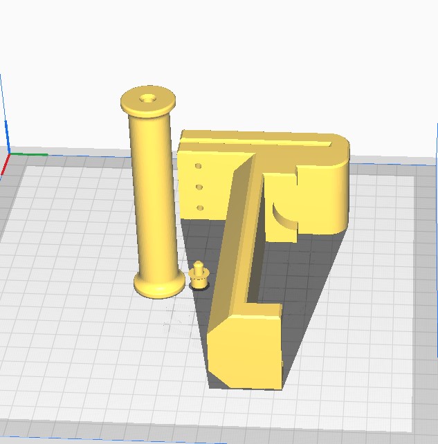low friction ender3 v2 filament holder by Wenbo Z | Download free STL ...