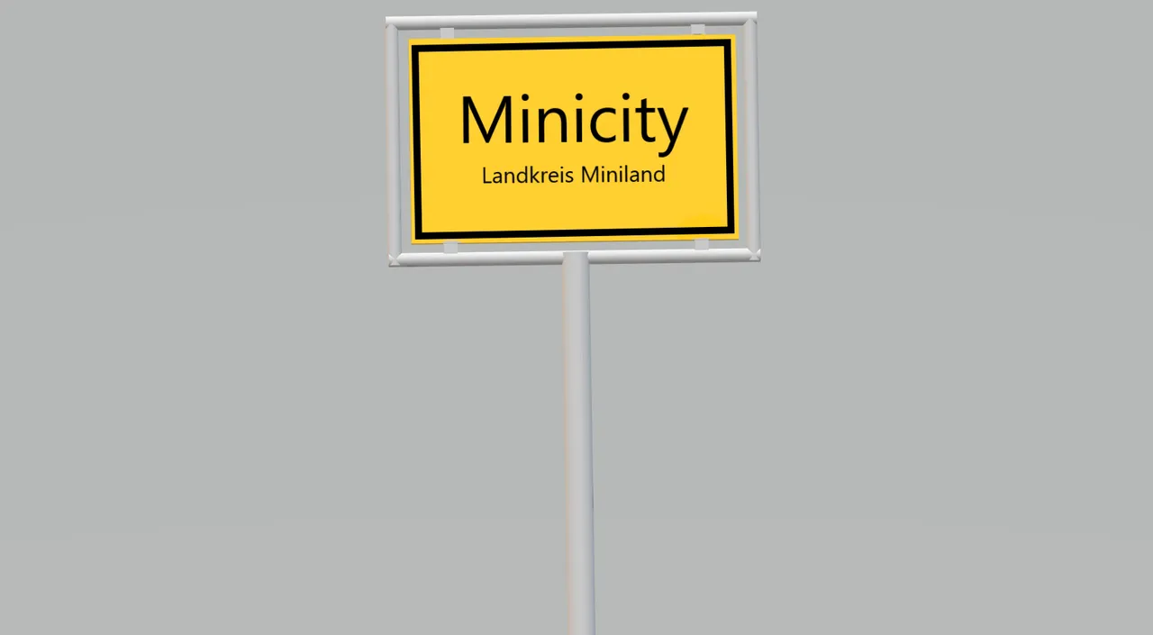 Ortschild/place name sign by Howcan | Download free STL model ...