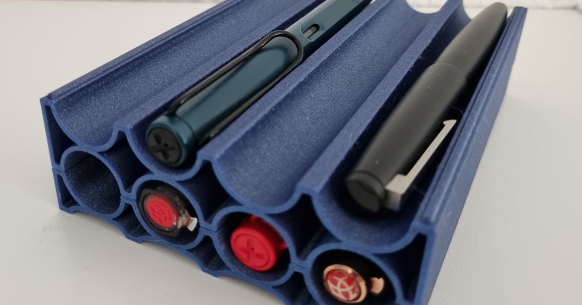 Stackable Fountain Pen Trays by Digitale Lehrerin | Download free STL ...
