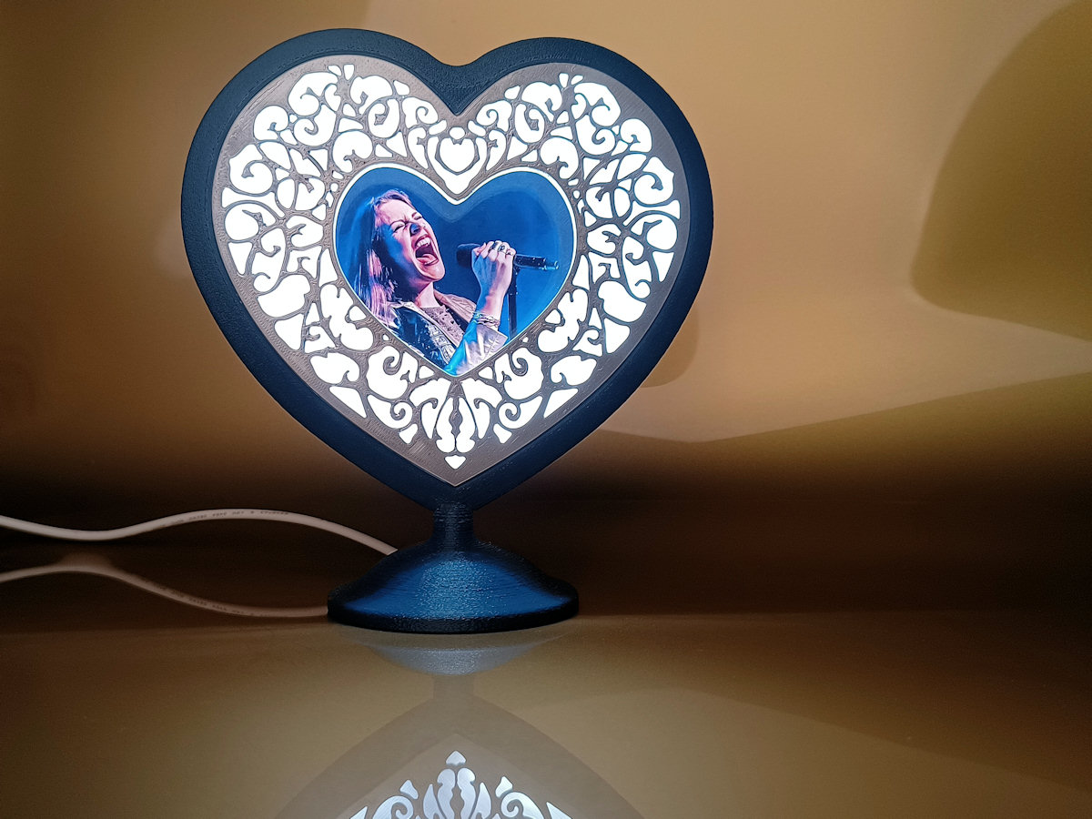 Illuminated Photo Frame. "Forever in my Heart" by Wim V | Download free ...