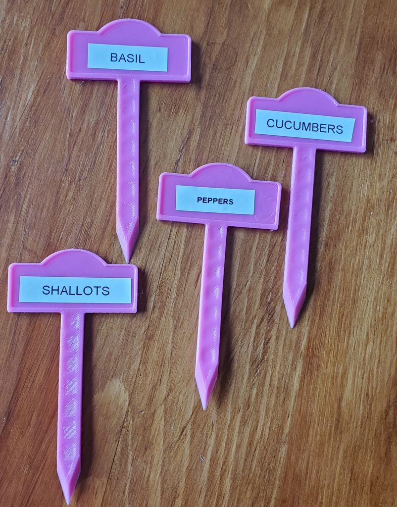 Simple Garden Sign by Alex M | Download free STL model | Printables.com