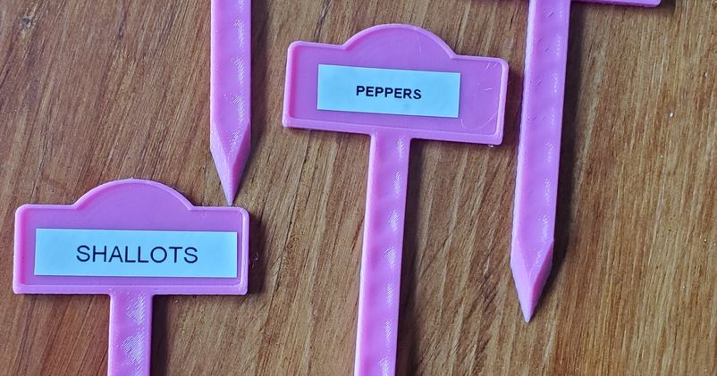 Simple Garden Sign by Alex M | Download free STL model | Printables.com