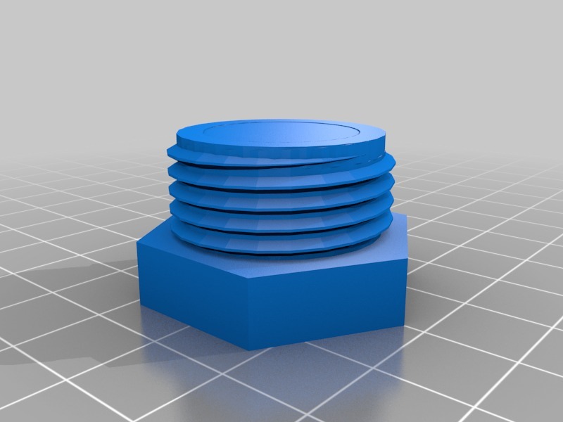 RV Inlet water plug by Alex M | Download free STL model | Printables.com