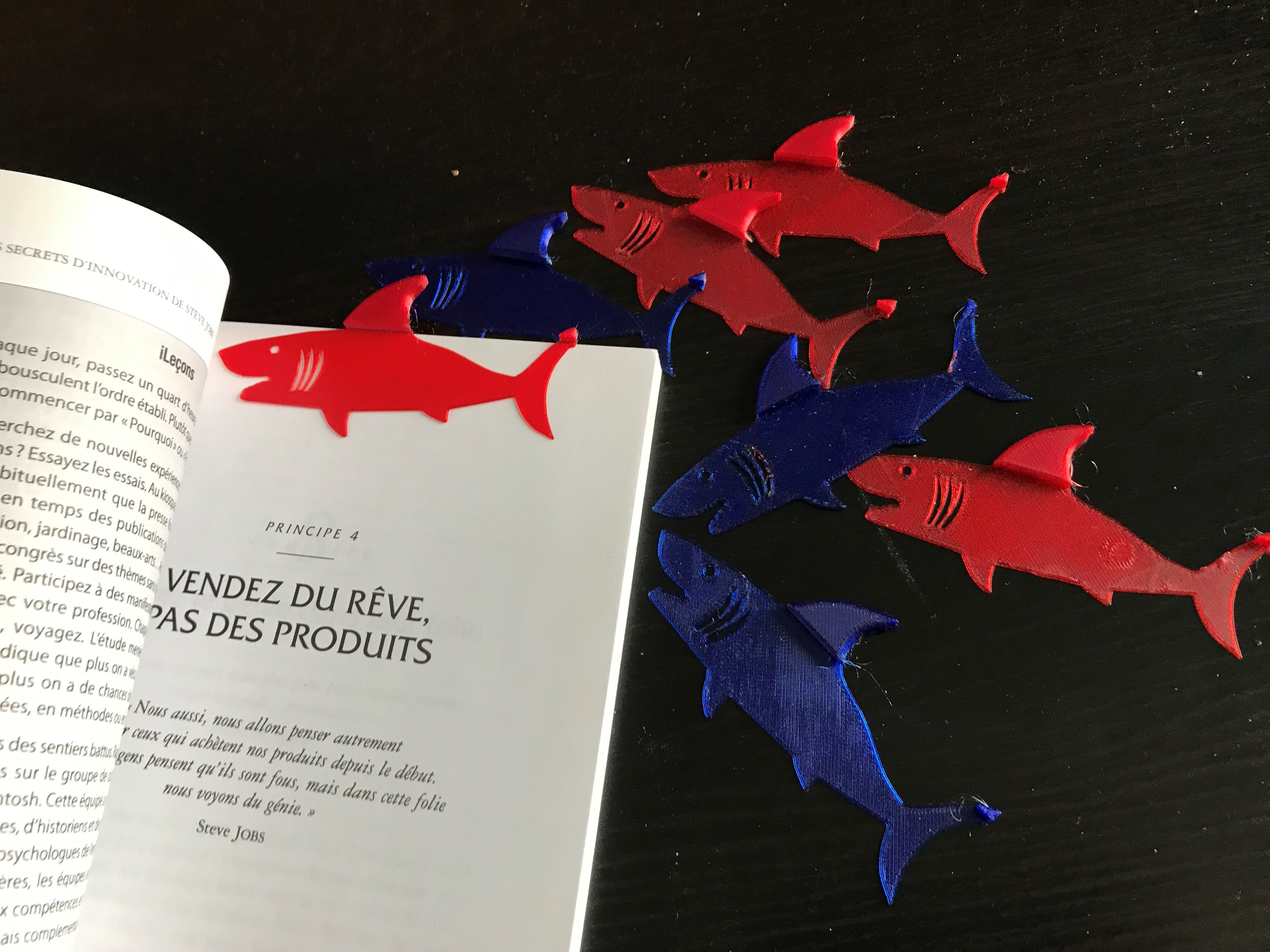 Jaws - "Les dents de ta mère" - Bookmark by Renba | Download free STL ...