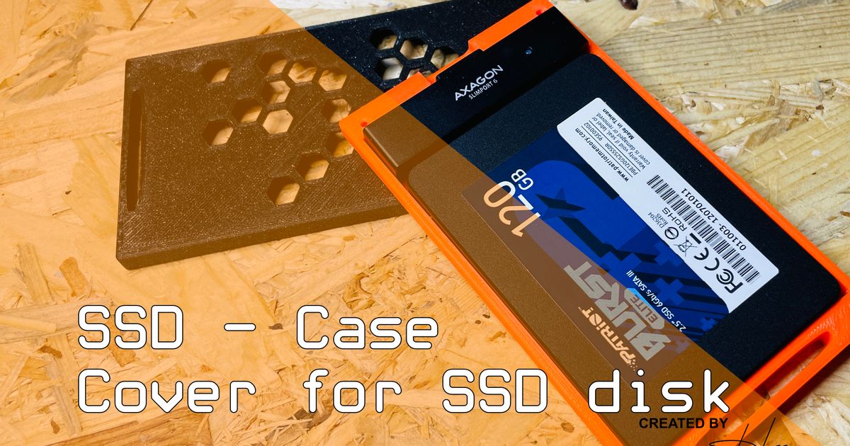 SSD Case by Valentino Hesse | Download free STL model | Printables.com
