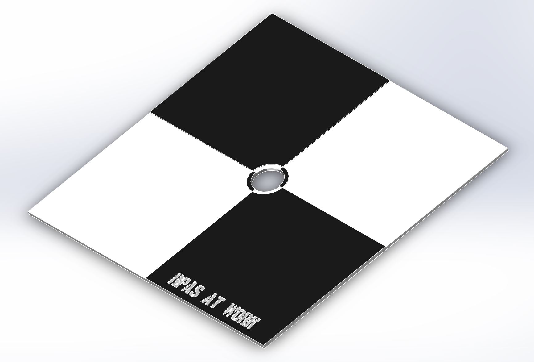Gcp Photogrammetric Target By Renba Download Free Stl Model