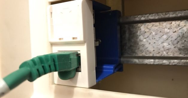 Legrand DLP series RJ45 Din Rail Adapter by Renba | Download free STL ...