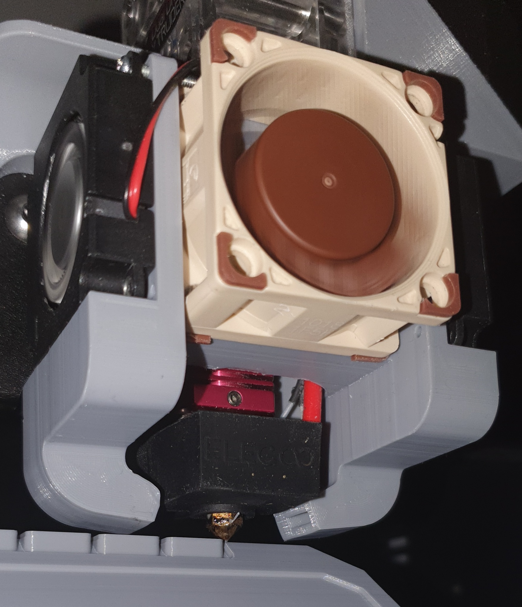 Mini Satsana Revamped - Elegoo Neptune 2/2S fan duct (Noctua 4010/4020 ...