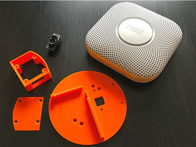Nest Protect for Prusa I3 (Web enabled Smoke Detector) by Renba | Download free STL model ...