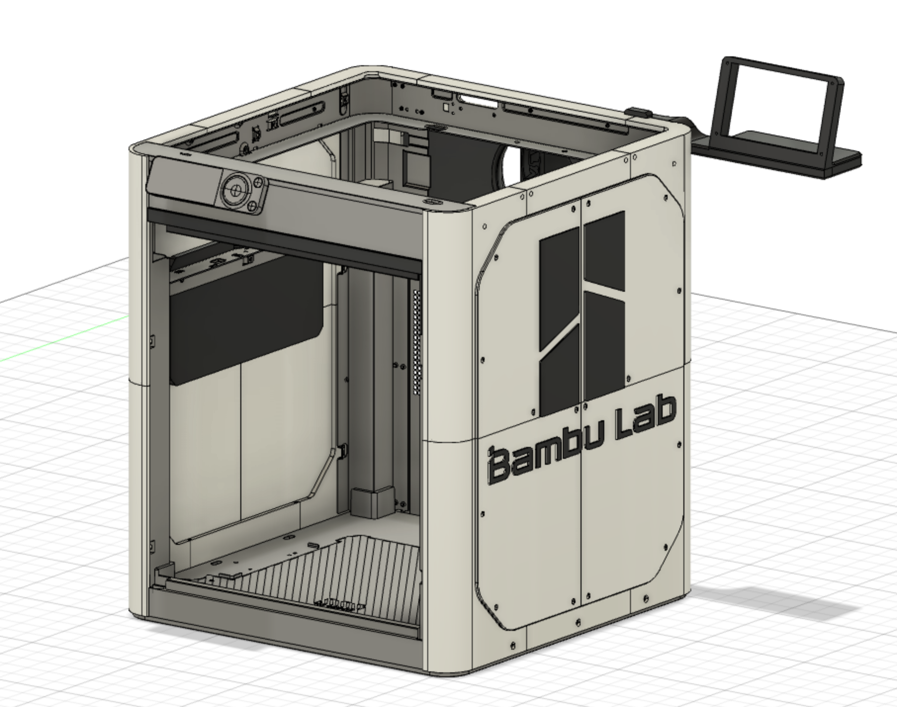P1P ARC Remix Enclosure 100% printable with Chamber Fan by scottofazphx ...
