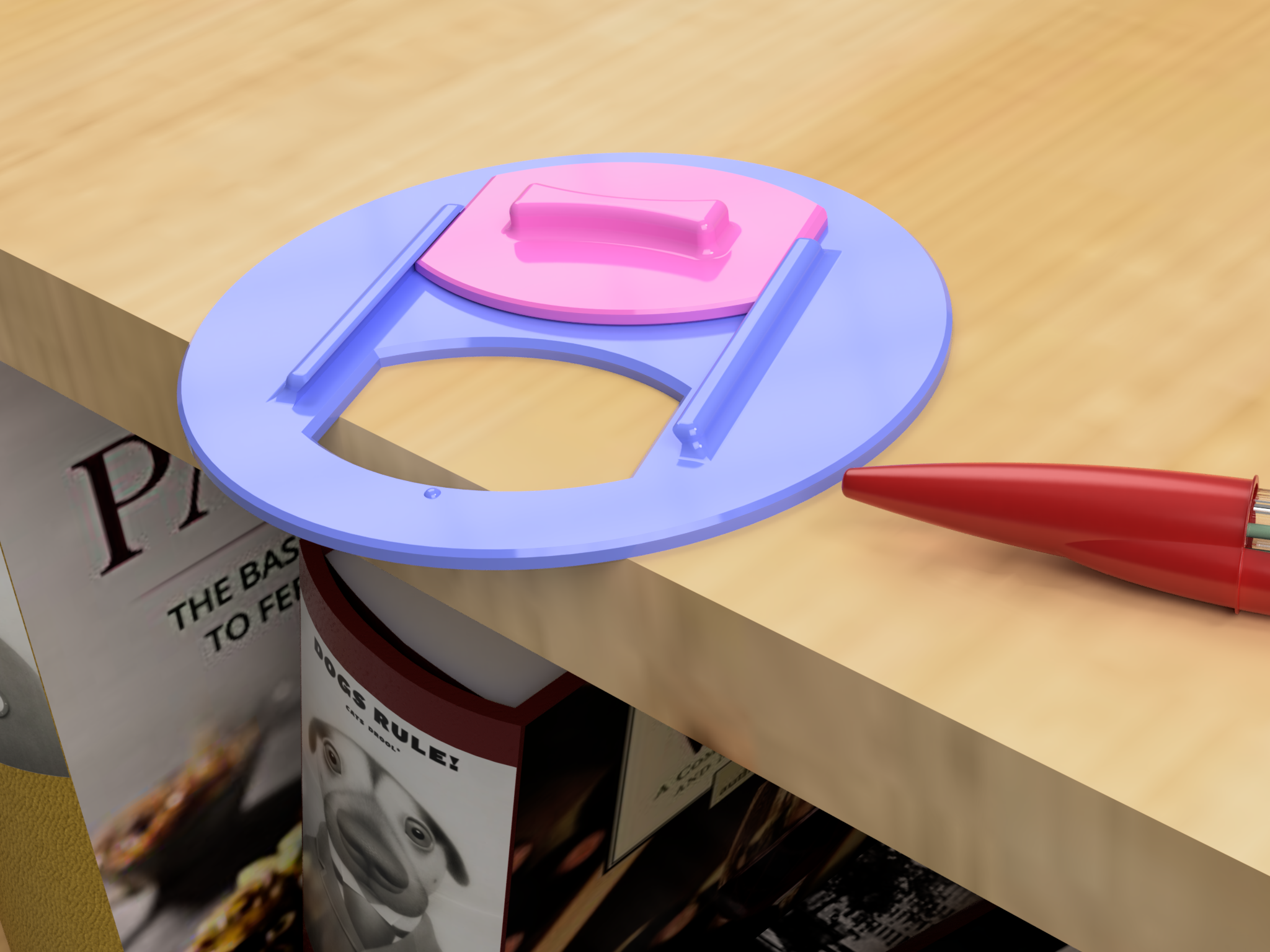 Sliding lid for Mason jars by Joe | Download free STL model ...