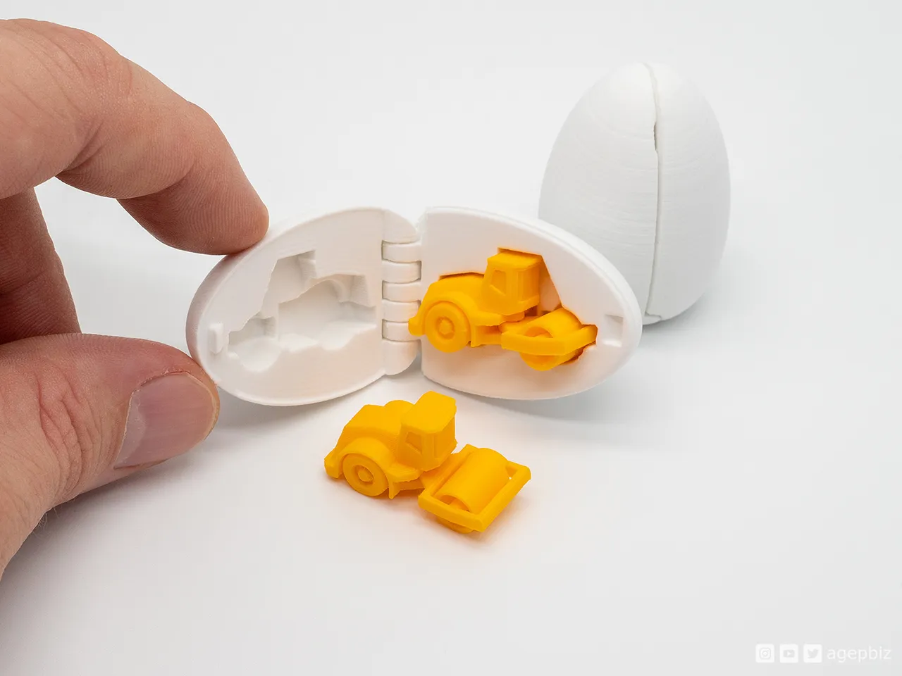 Surprise Egg #12 - Tiny Steamroller by agepbiz | Download free STL ...