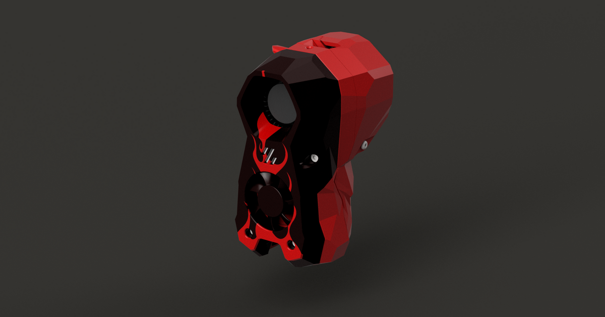 Voron - Stealthburner - Fire Faceplate by k2thestank | Download free ...