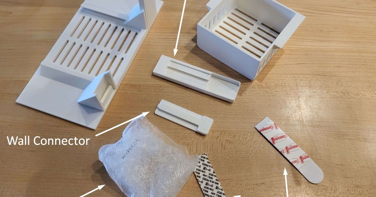 Phone Caddy Shelf using Command Strips by Chipp Walters | Download free ...