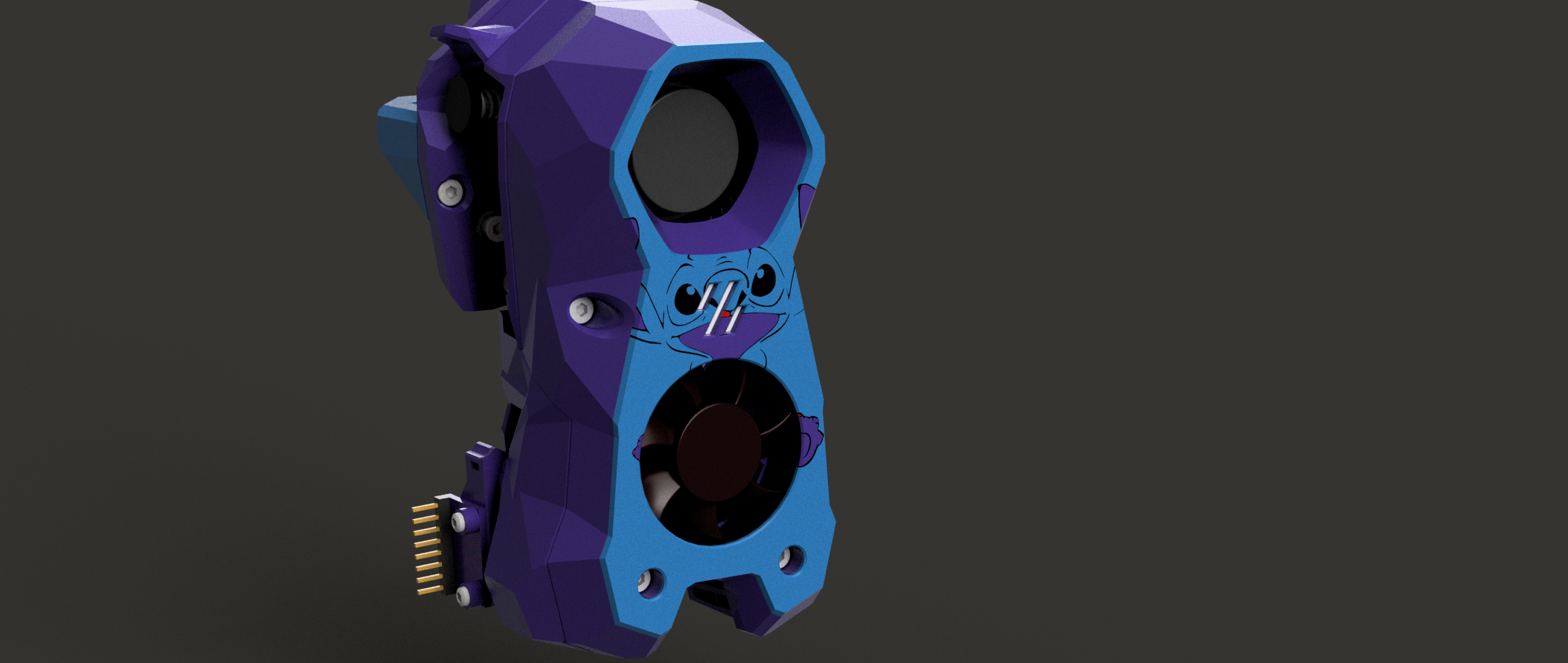 Voron - Stealthburner - Stitch Faceplate by k2thestank | Download free ...