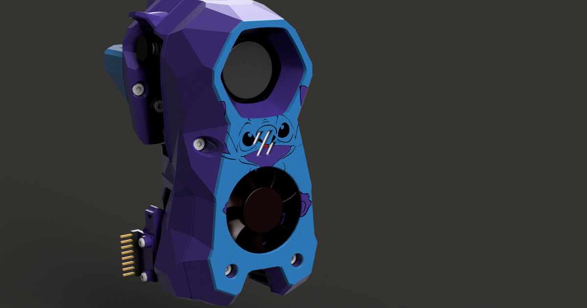 Voron - Stealthburner - Stitch Faceplate by k2thestank | Download free ...