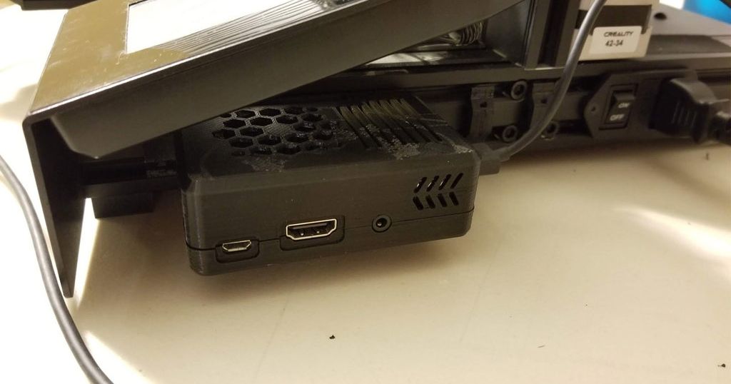 4040 Rail mount Raspberry Pi Model 3 B+ Case (35mm fan remix of Malolo ...