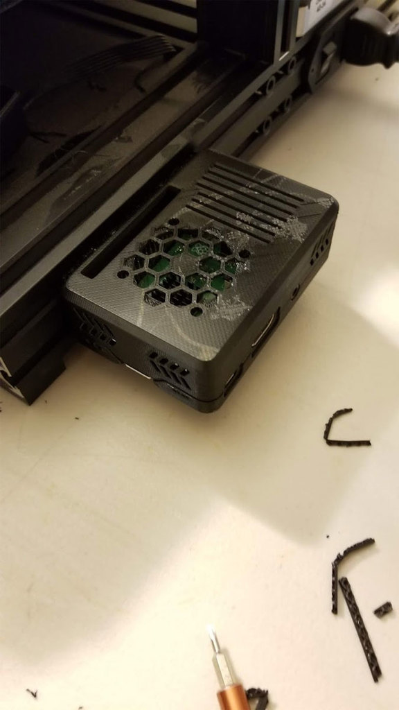 4040 Rail mount Raspberry Pi Model 3 B+ Case (35mm fan remix of Malolo ...