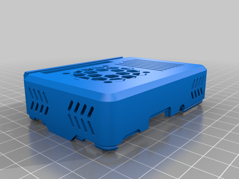 4040 Rail mount Raspberry Pi Model 3 B+ Case (35mm fan remix of Malolo ...